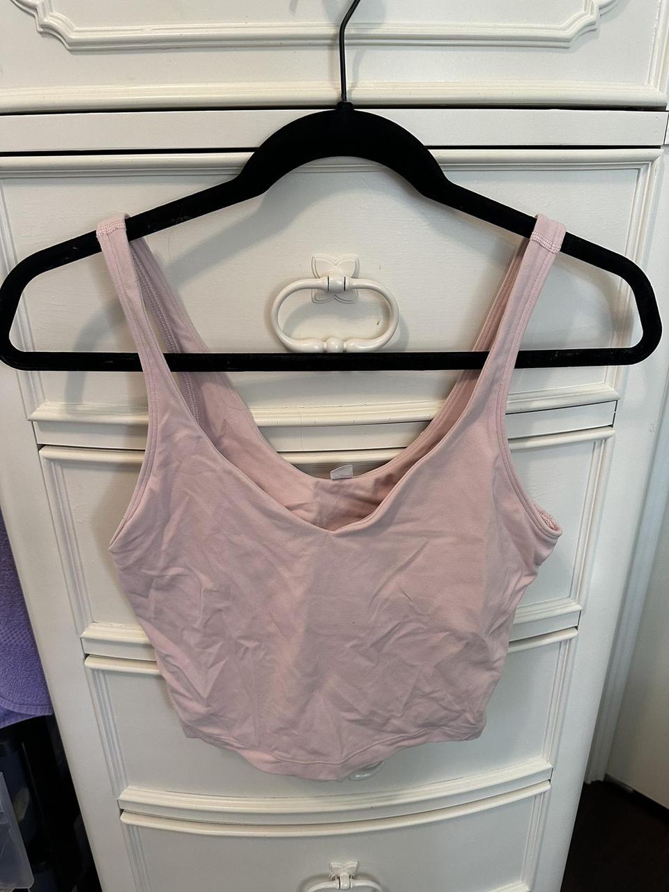 Lululemon light pink Align tank, size 8 - Depop