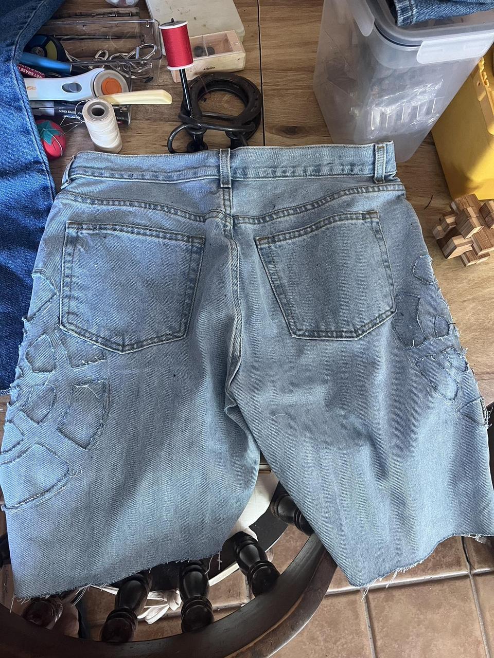 custom spider jorts - Depop