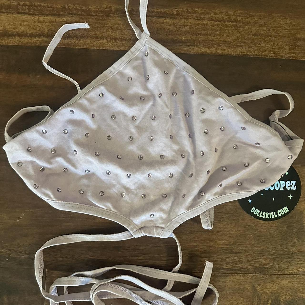 Dolls kill rhinestone set 💜 Brand new w tags 🏷️ Size... | Depop