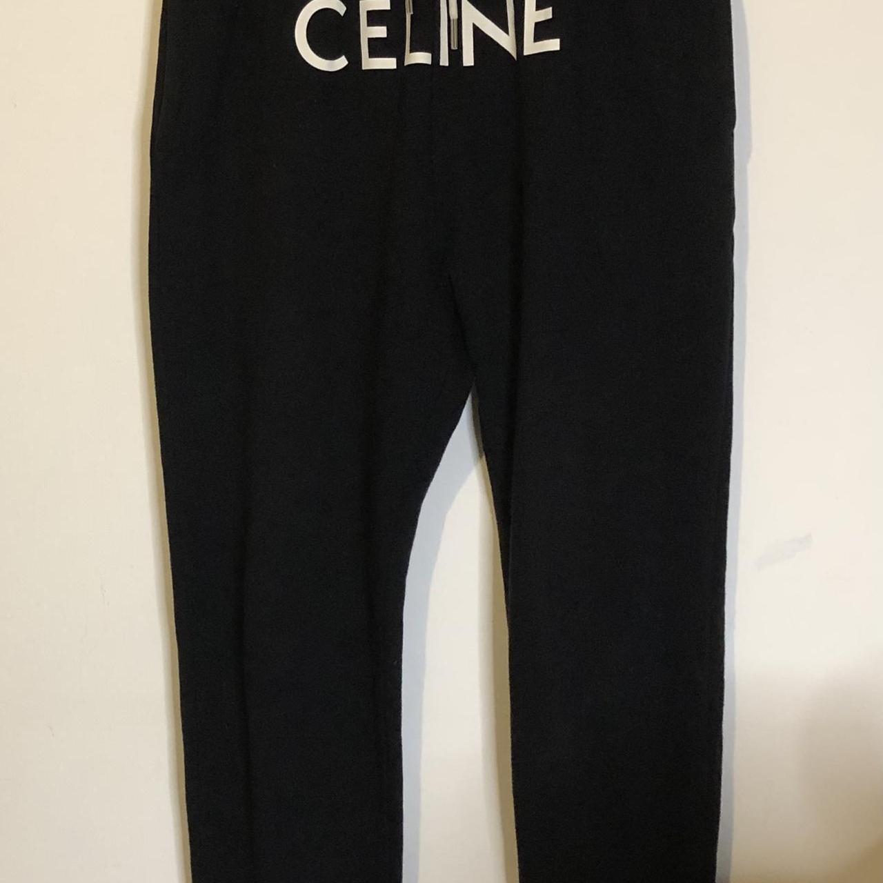 Black Celine joggers #Celine | Depop