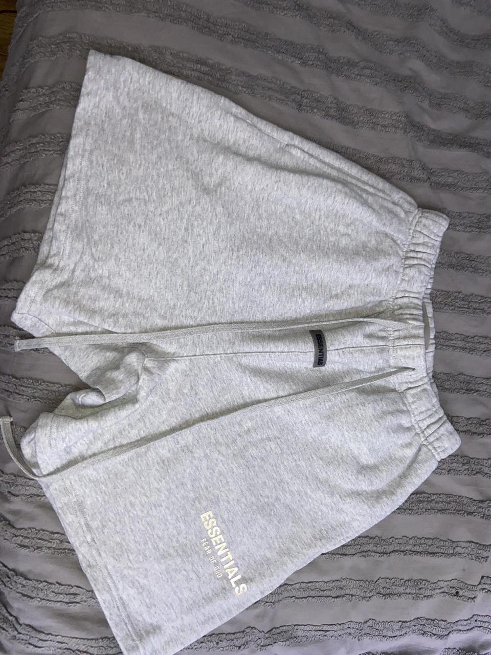 Authentic Essentials Fear of God - Grey Shorts - Depop