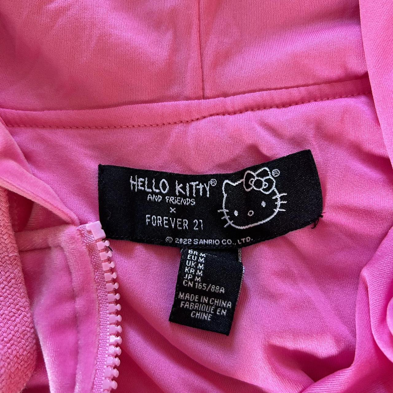 Pink Hello Kitty velour tracksuit Forever 21 collab... | Depop