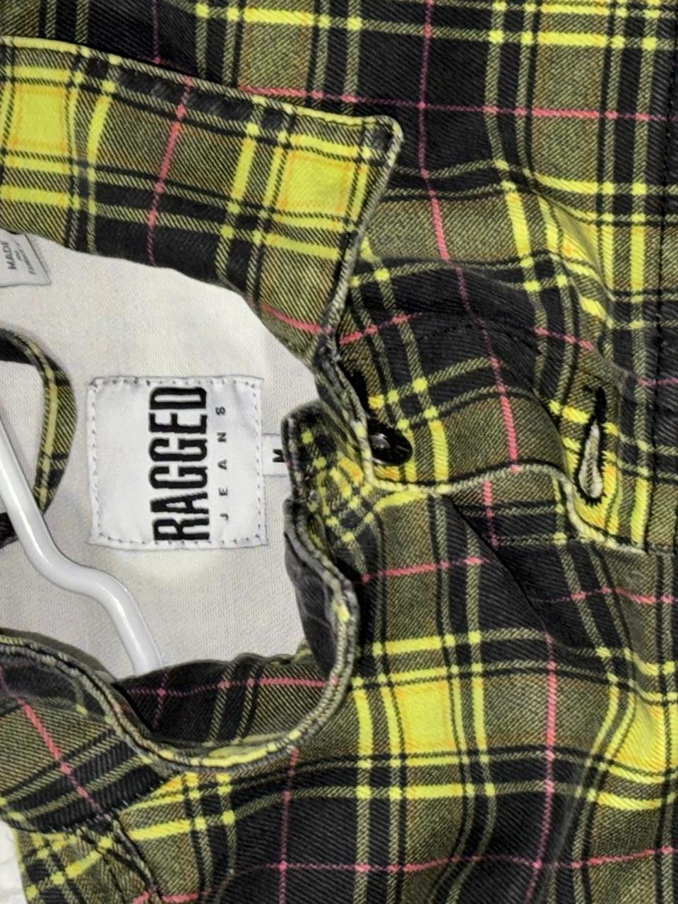 medium ragged jacket worn once - Depop