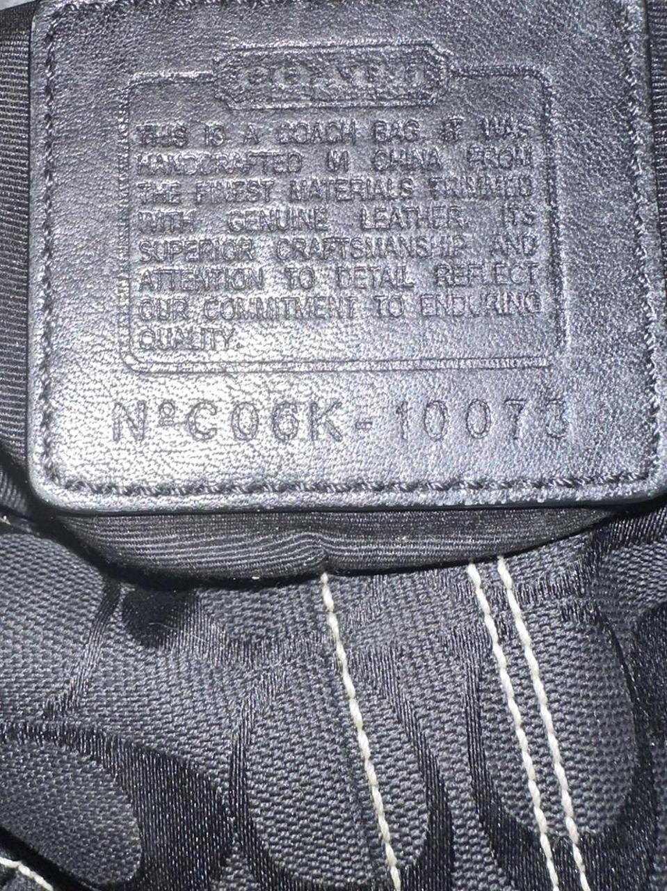 Signature Black Coach Mini Shoulder Bag. 11 X 7 #10073 - Depop