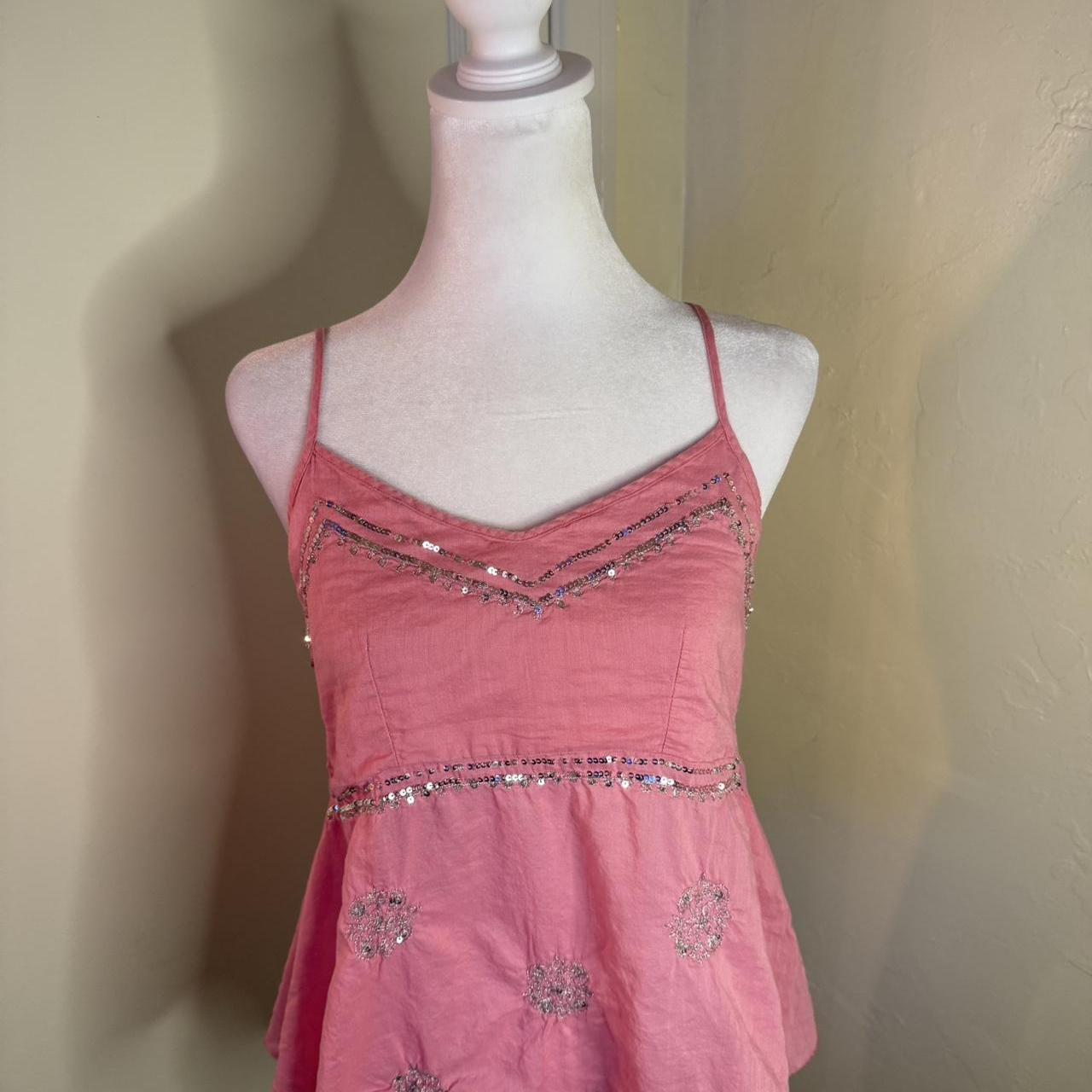 Whimsy Pink sequin cami #festivalvibes #whimsical | Depop