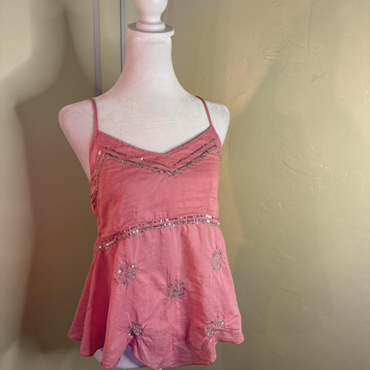 Whimsy Pink sequin cami #festivalvibes #whimsical | Depop