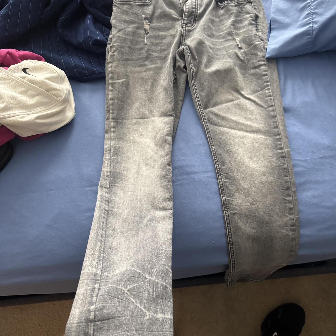 Grey “Titan” Serenede Jeans #distresseddenim | Depop