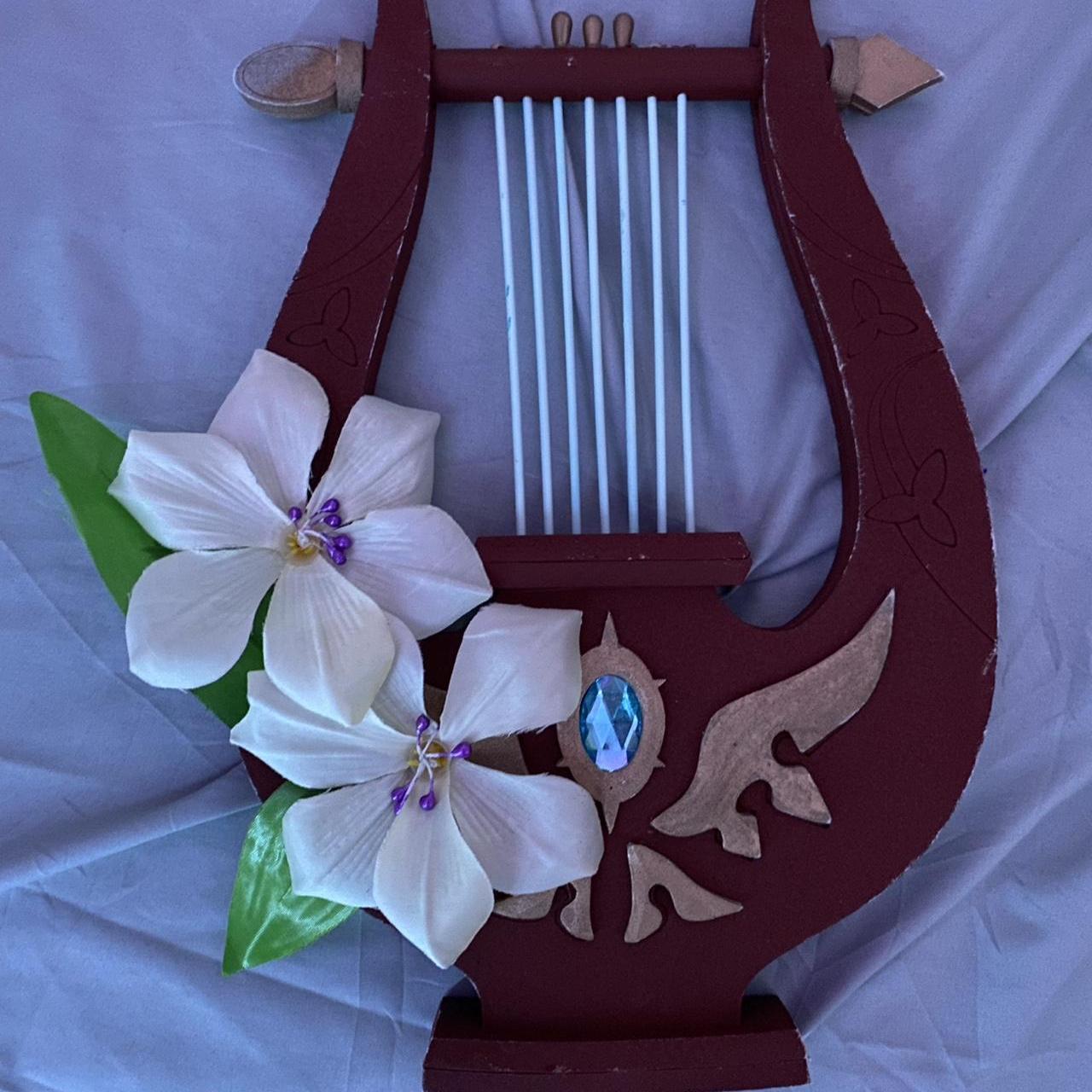 Venti's Lyre Genshin Impact Prop Lightly Used... | Depop