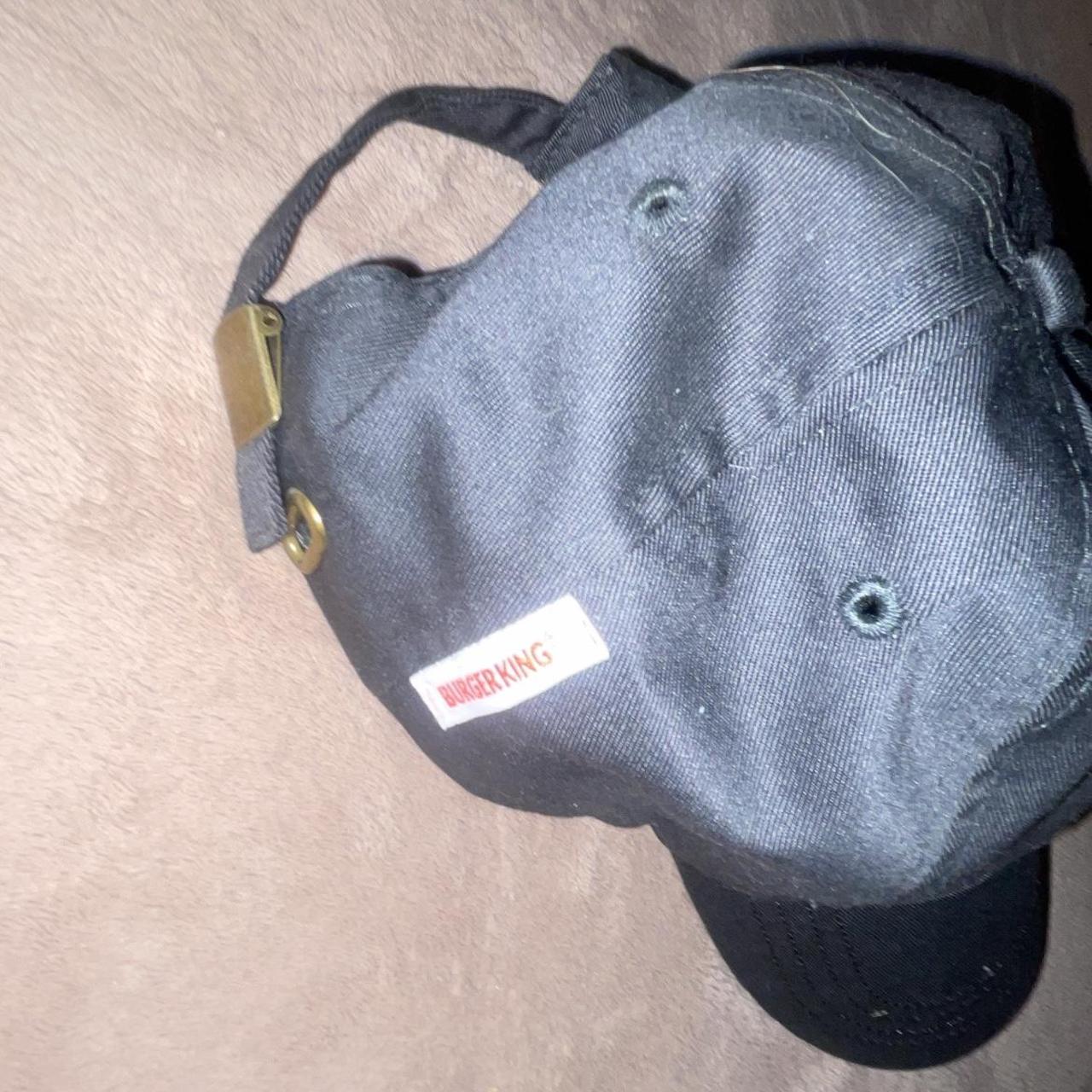 Black Burger King cap adjustable with a streetwear... | Depop