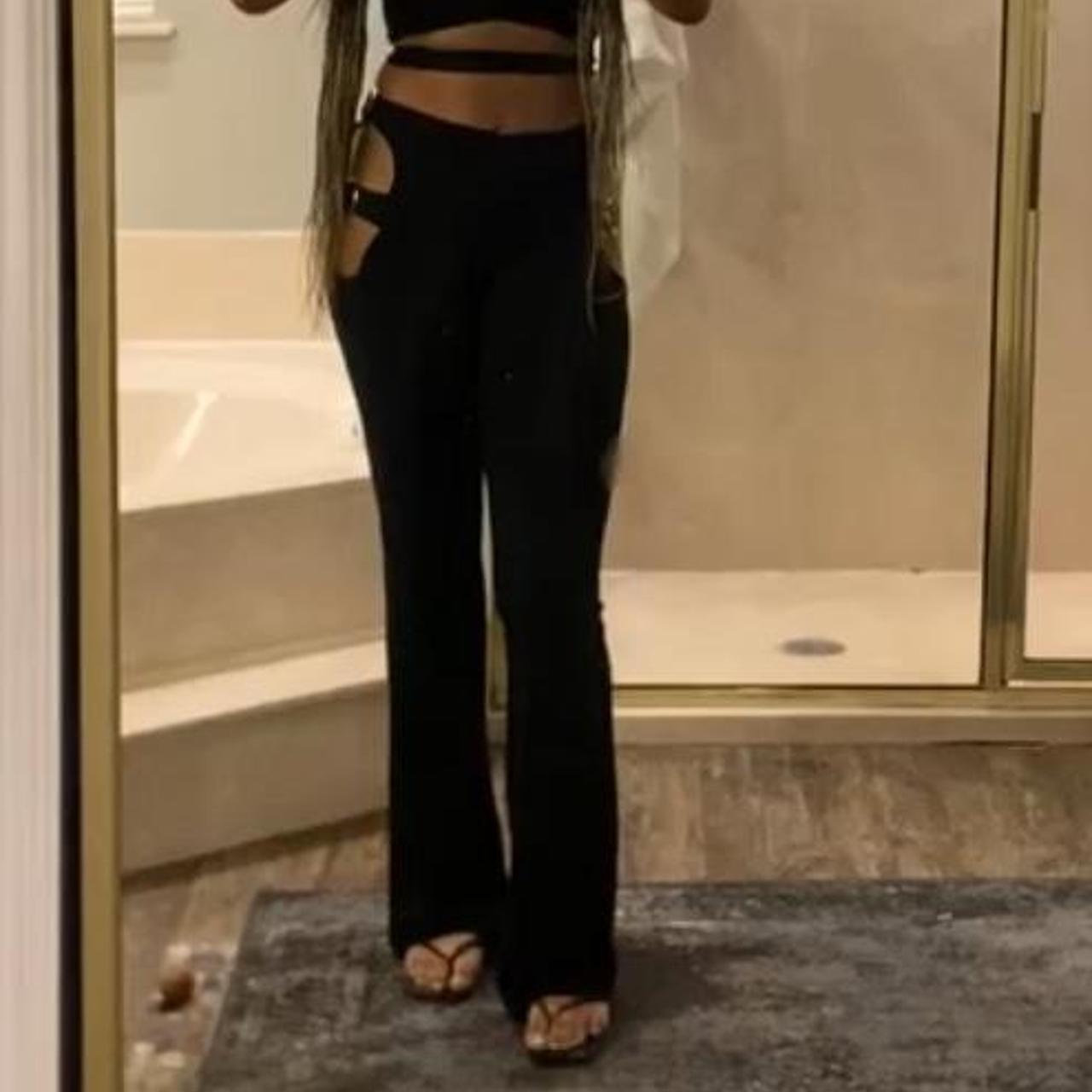 Outcast bronti crop top and pants set, halter neck... | Depop