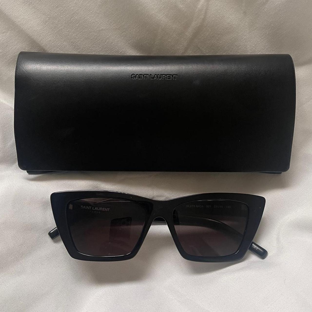 Genuine Saint Laurent / YSL mica cat eye sunglasses... | Depop