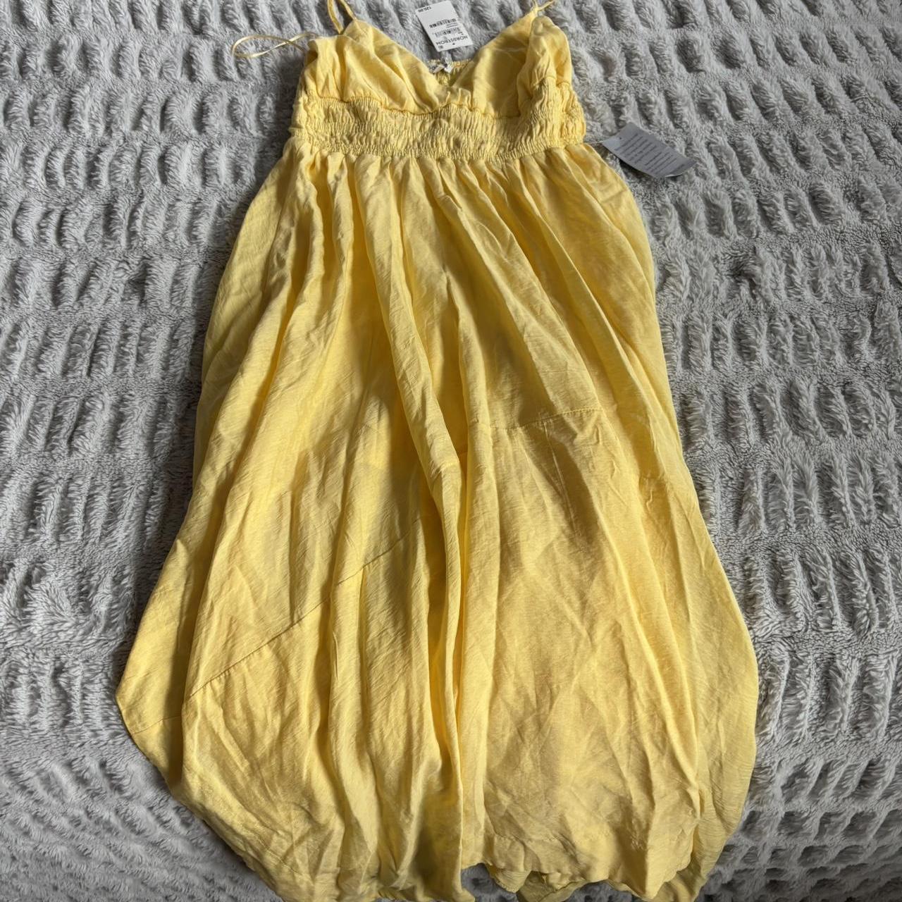 moon river yellow sundress size small never worn... | Depop