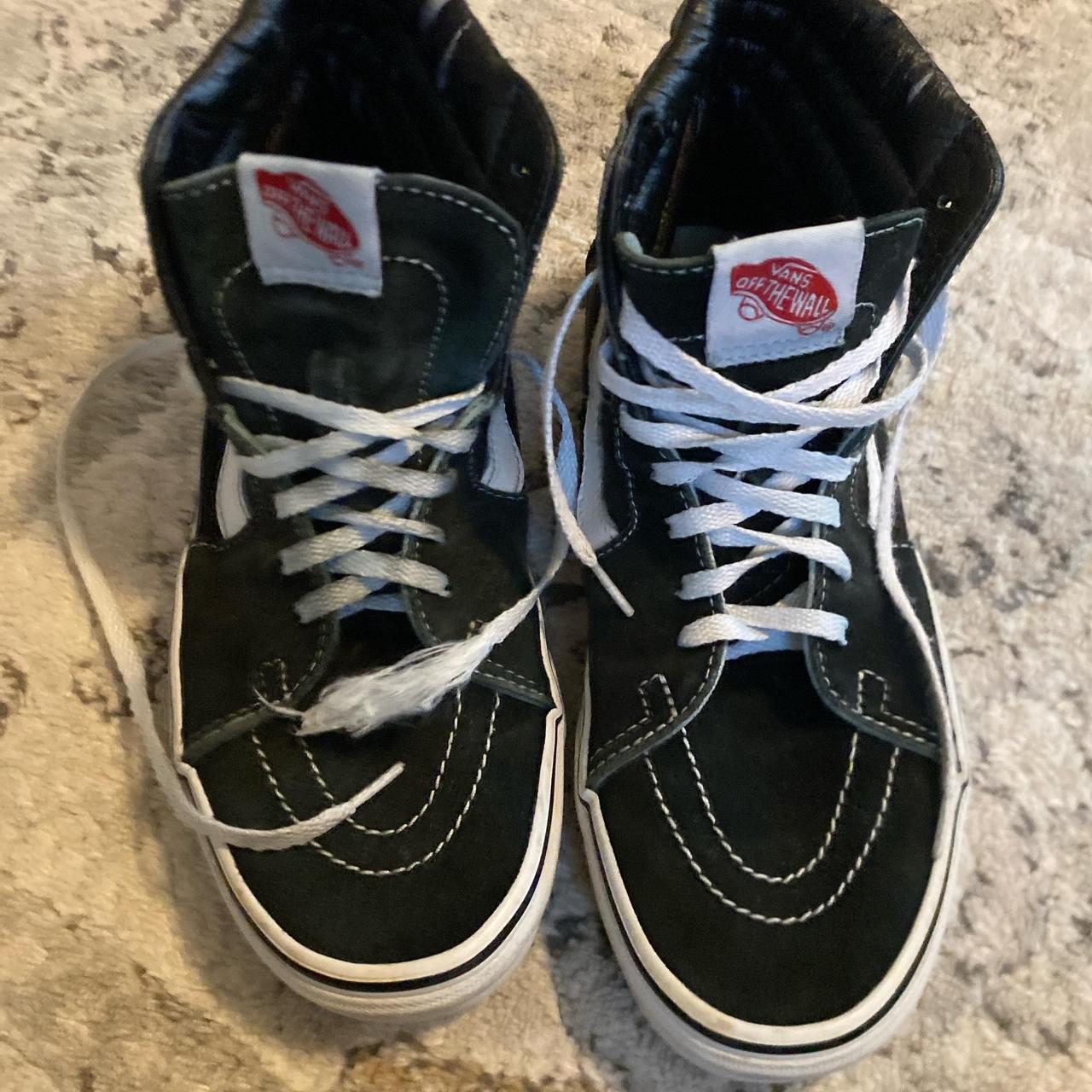 VERY old beaters Vans Black high tops Men’s 7.0... | Depop