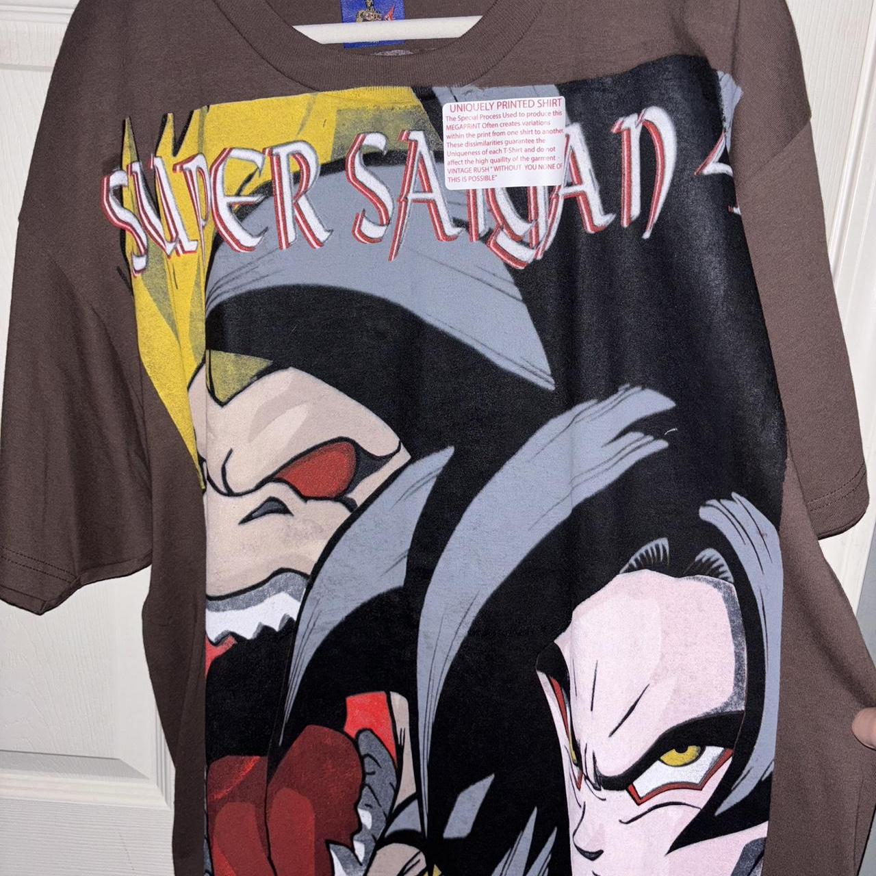 SSJ4 Goku RARE vintage rush XL mocha. Rare colorway... | Depop
