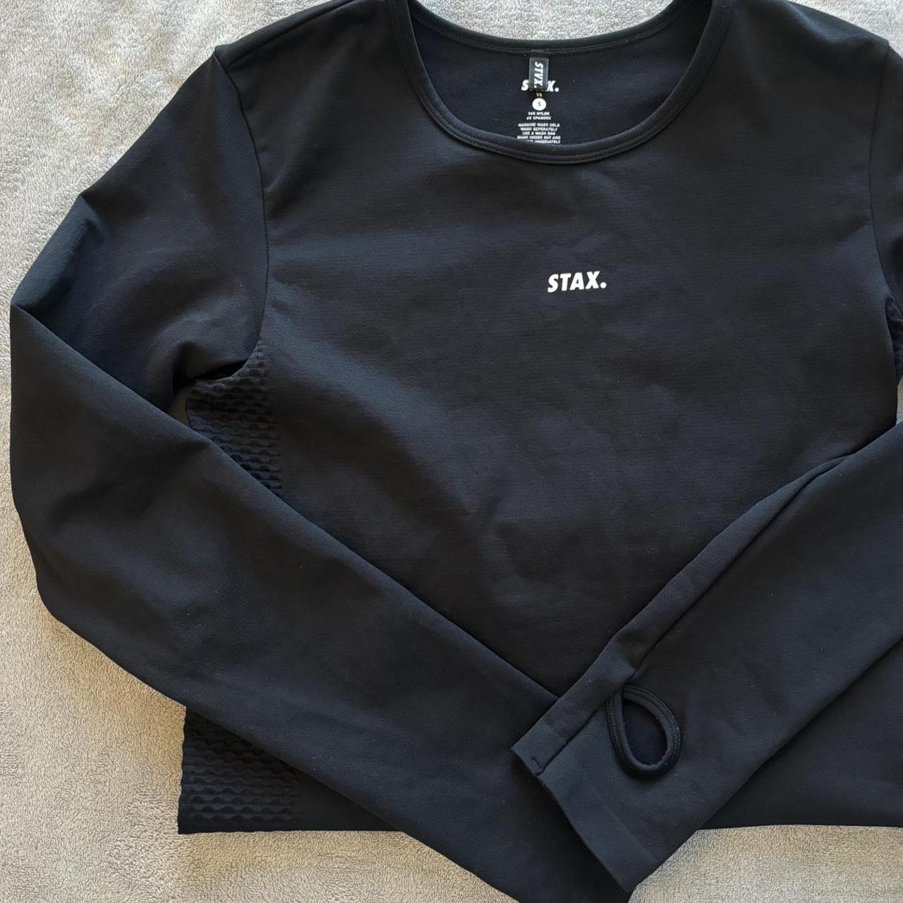 STAX L/S Gym Top Size Small #stax #gym #workout... | Depop
