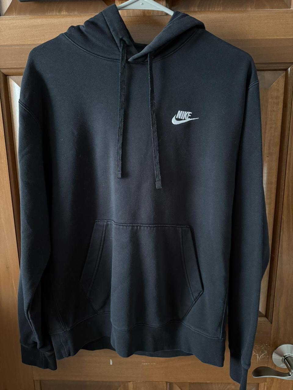 Black Nike hoodie #casual #loungewear #comfy - Depop