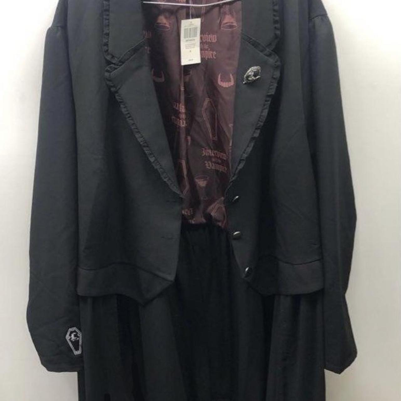 Black gothic Interview with a Vampire waistcoat with... | Depop