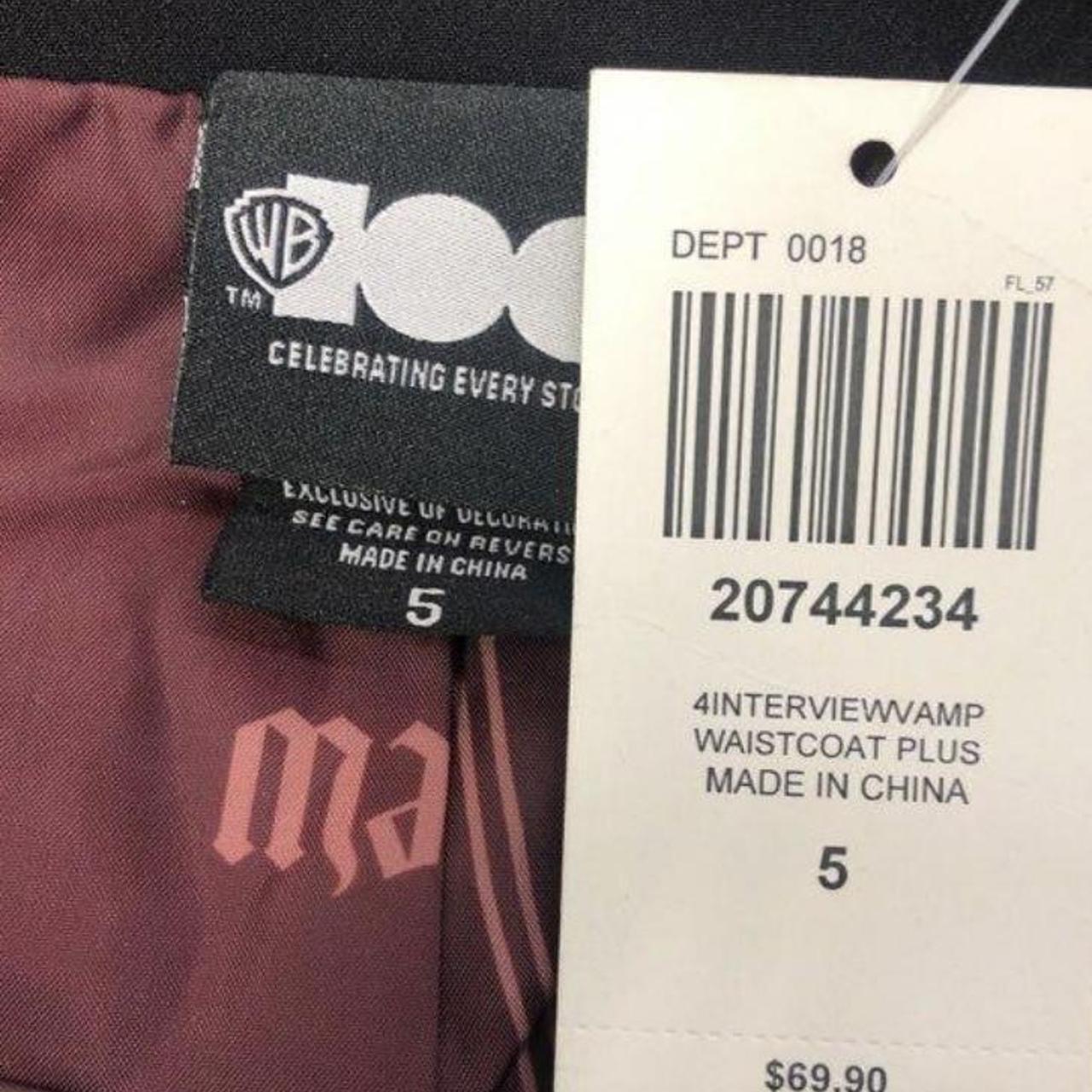 Black gothic Interview with a Vampire waistcoat with... | Depop