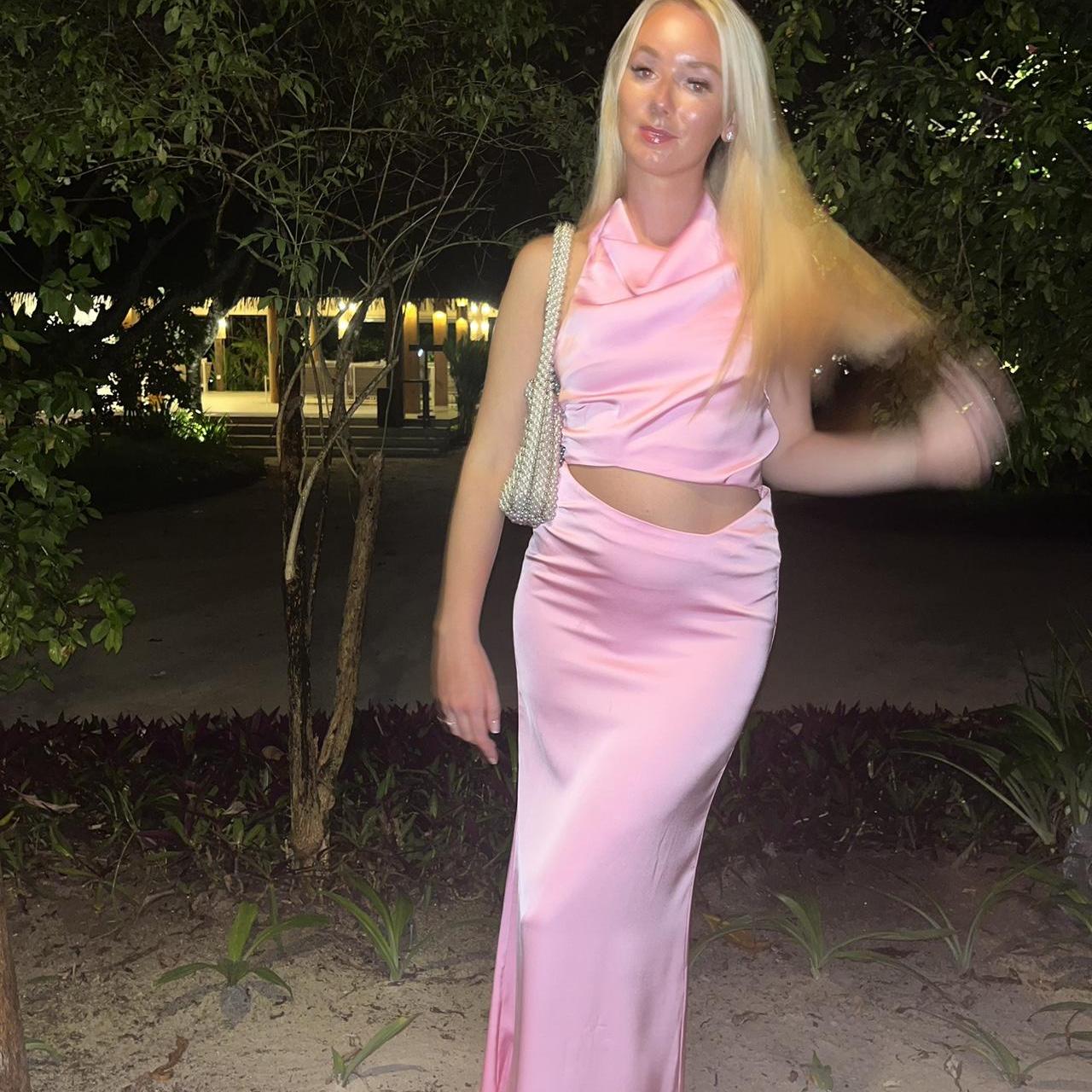 Aria cove pink co ord Worn once perfect condition... - Depop