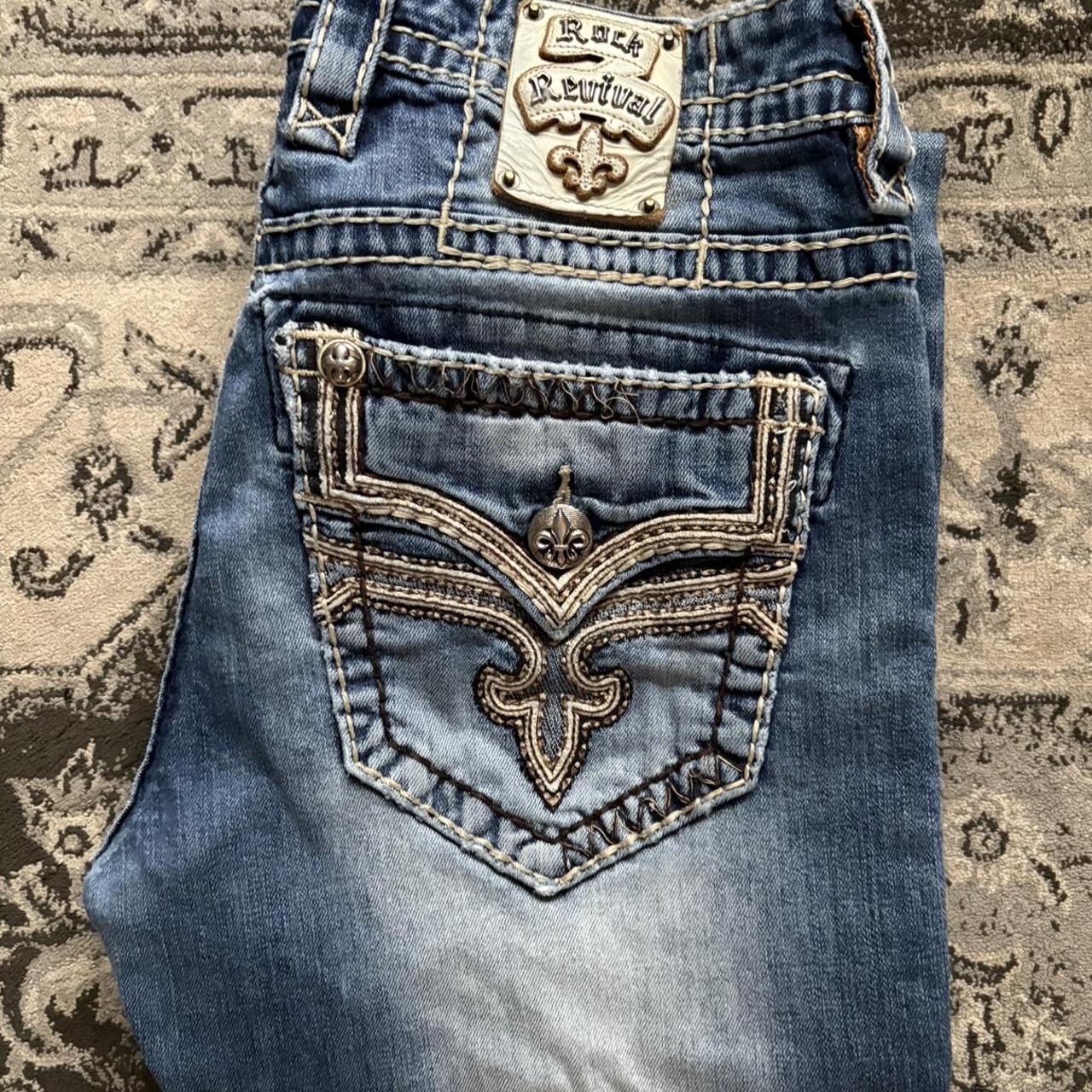 Men’s Rock Revival Jeans Size 32 | Depop