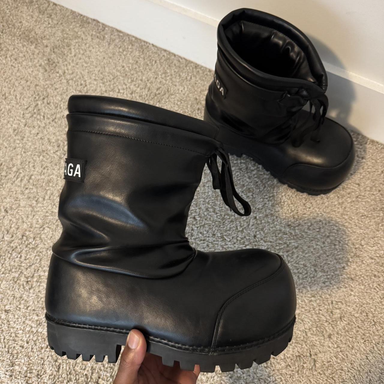 Balenciaga Alaska boots leather 9/10 condition size... | Depop
