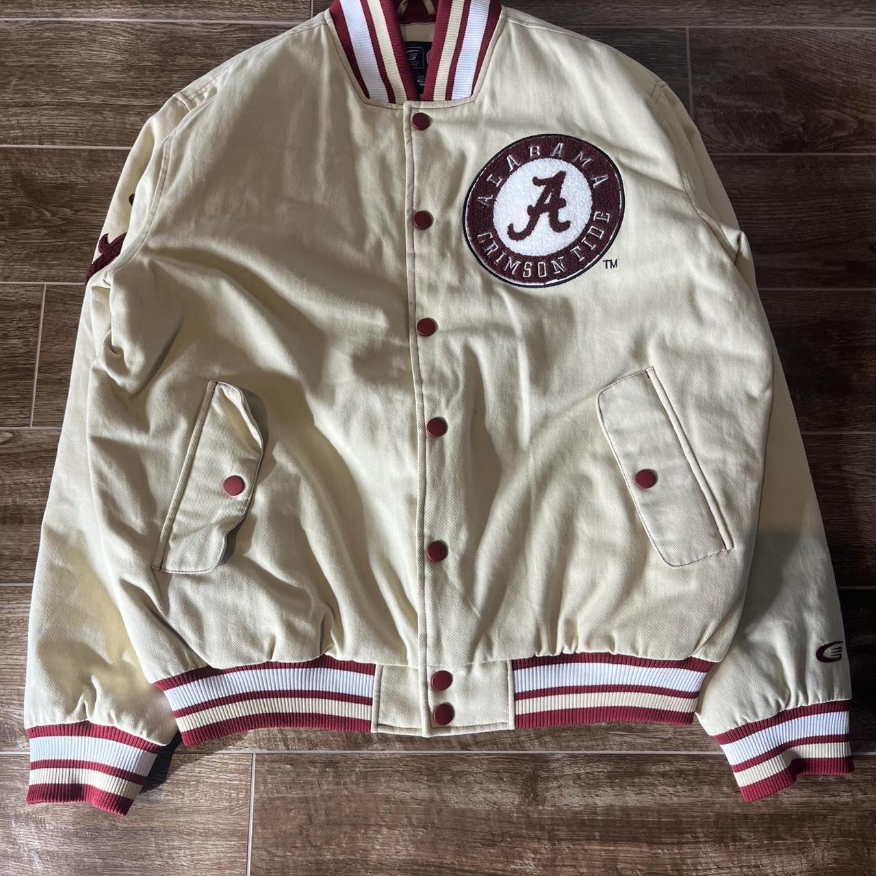-Alabama varsity jacket size large with a super cool... | Depop
