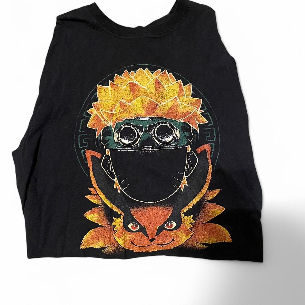 Black Naruto tank top | Depop