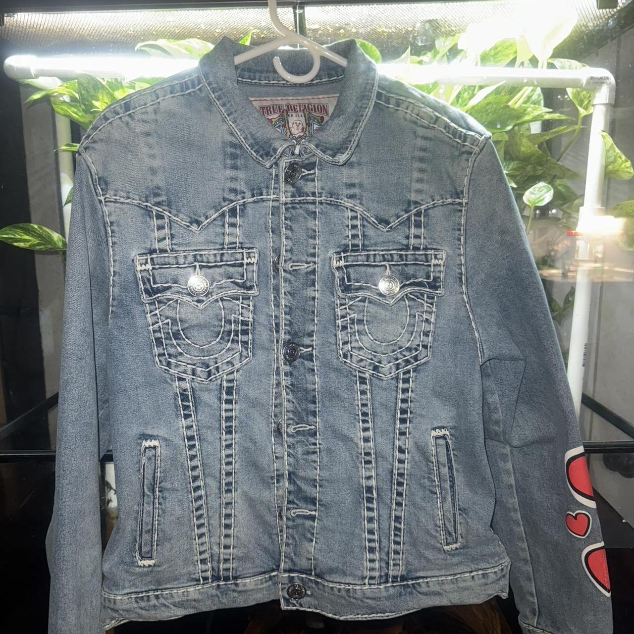 Chief Keef X True Religeon denim jacket... | Depop