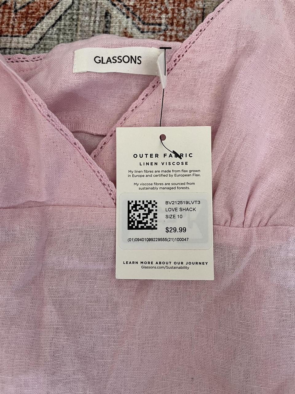 Glassons pink cami, never worn tags still on. Size 10 - Depop