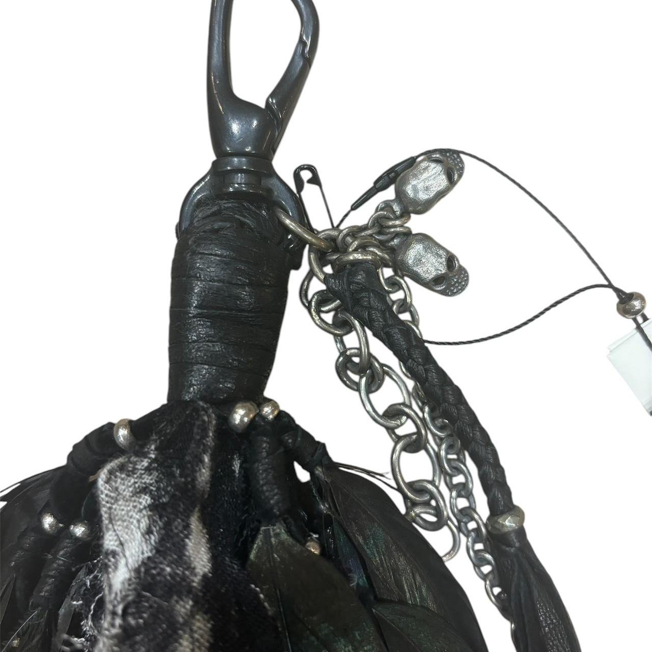 Kmrii Feather Hook chain accessory Made with goat... | Depop