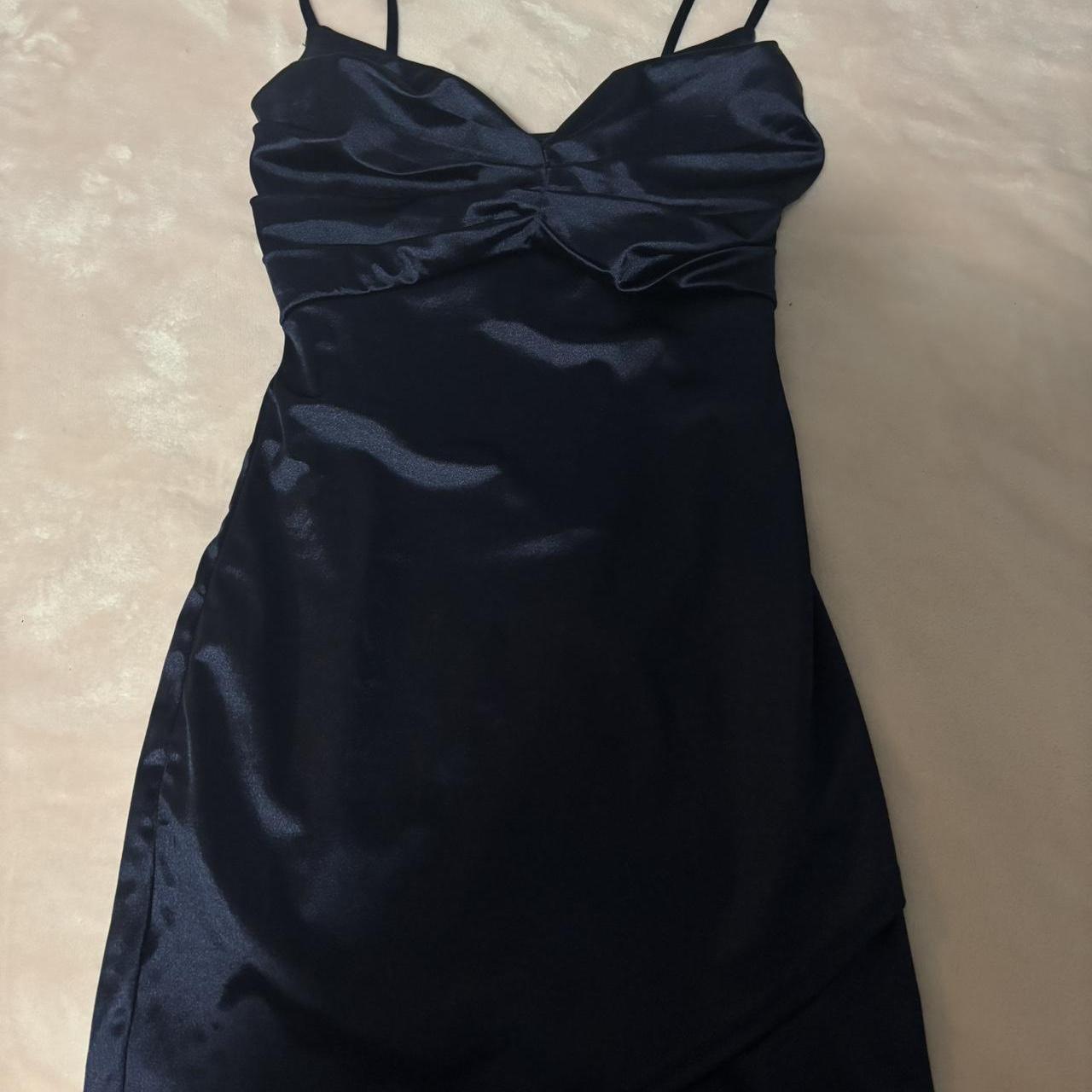 REPOP!! Windsor navy blue hoco dress, SUPER CUTE.... | Depop