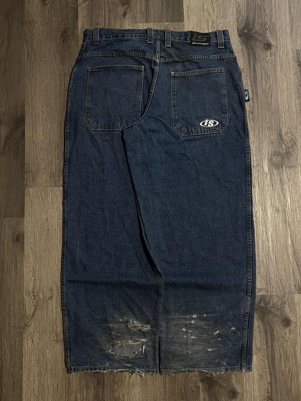 90’s Interstate Jeans 38” waist 11” leg... - Depop