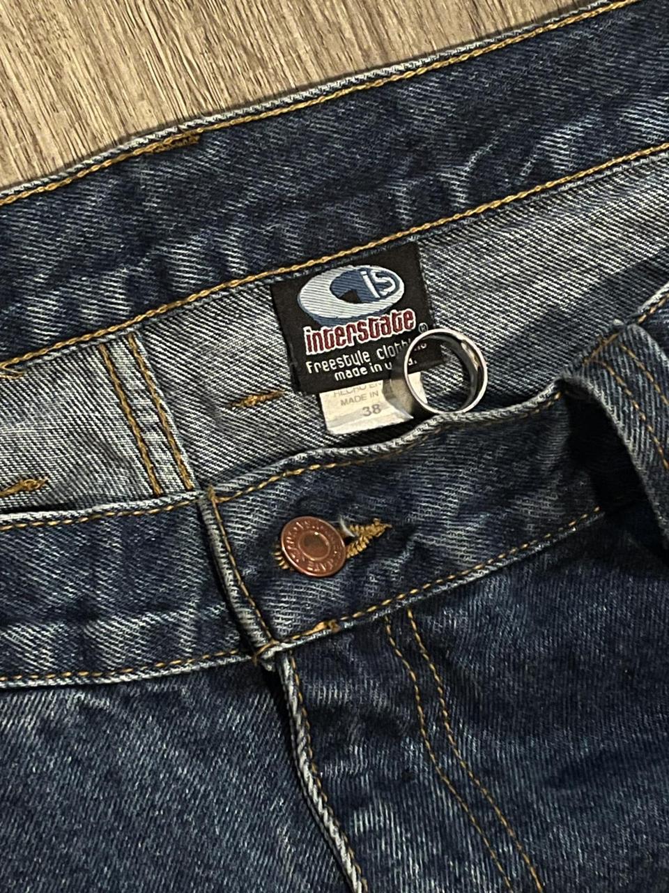 90’s Interstate Jeans 38” waist 11” leg... - Depop