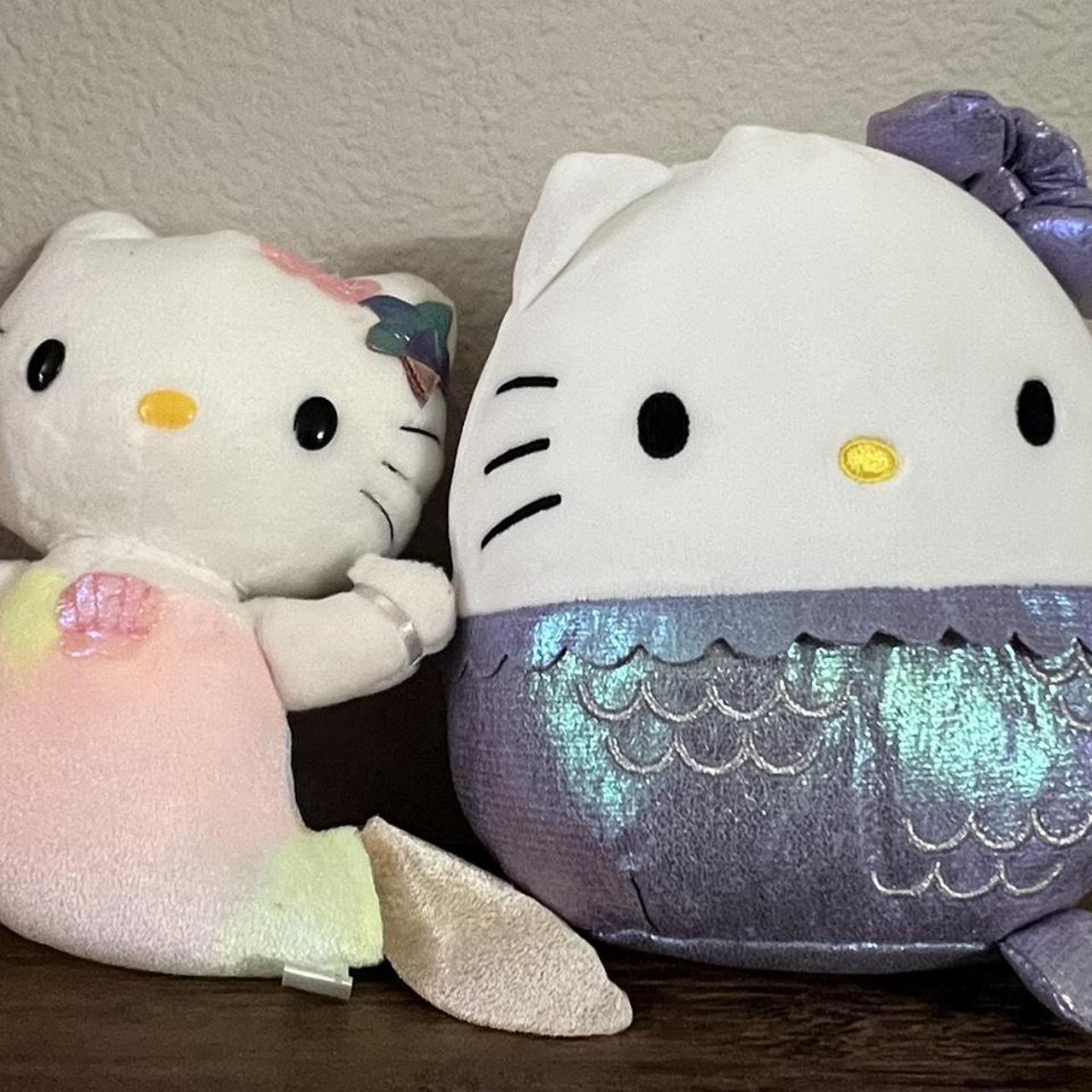 Hello kitty mermaid plush. Squish-mellow is nwt, and... | Depop