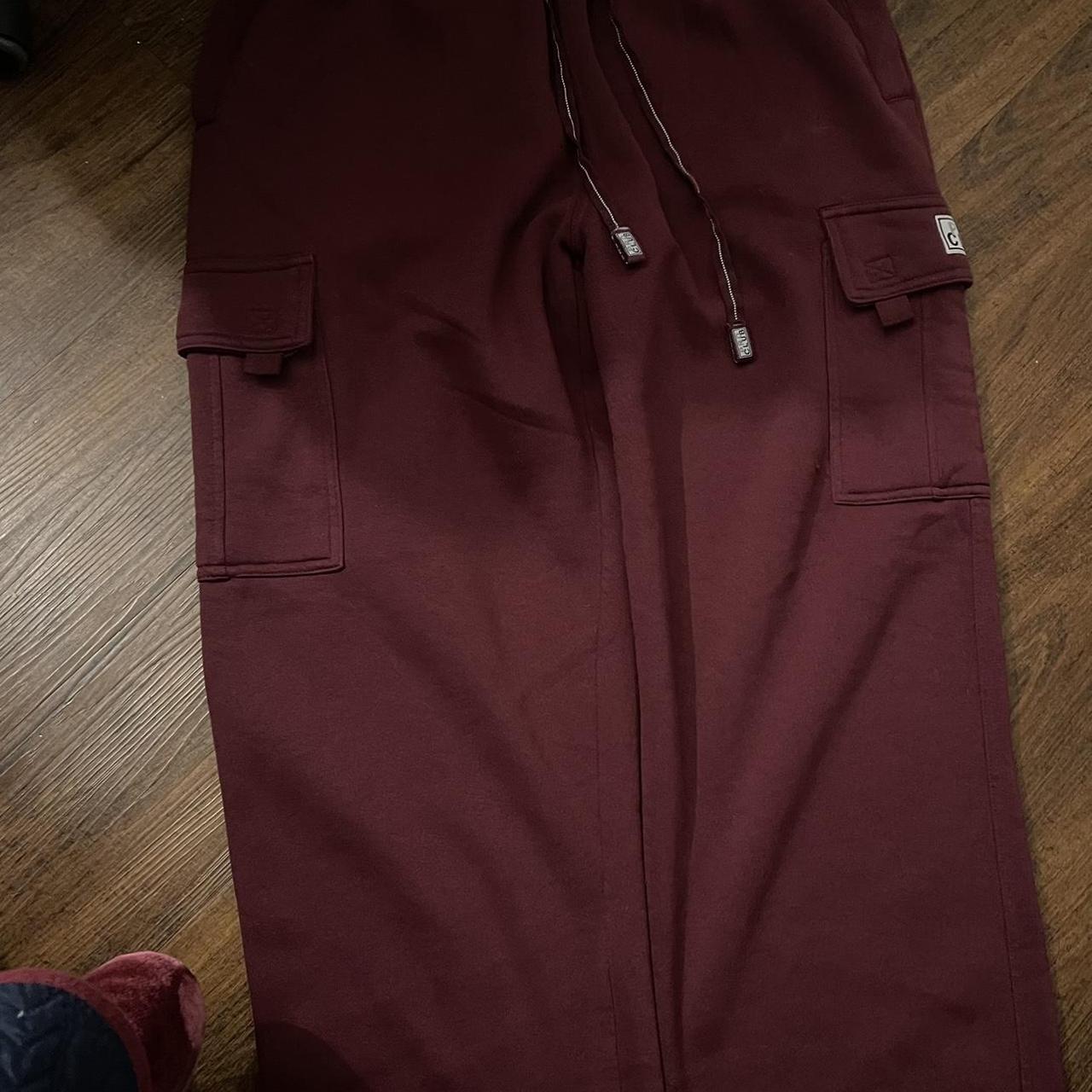 Burgundy Proclub prcclub sweats #proclub | Depop