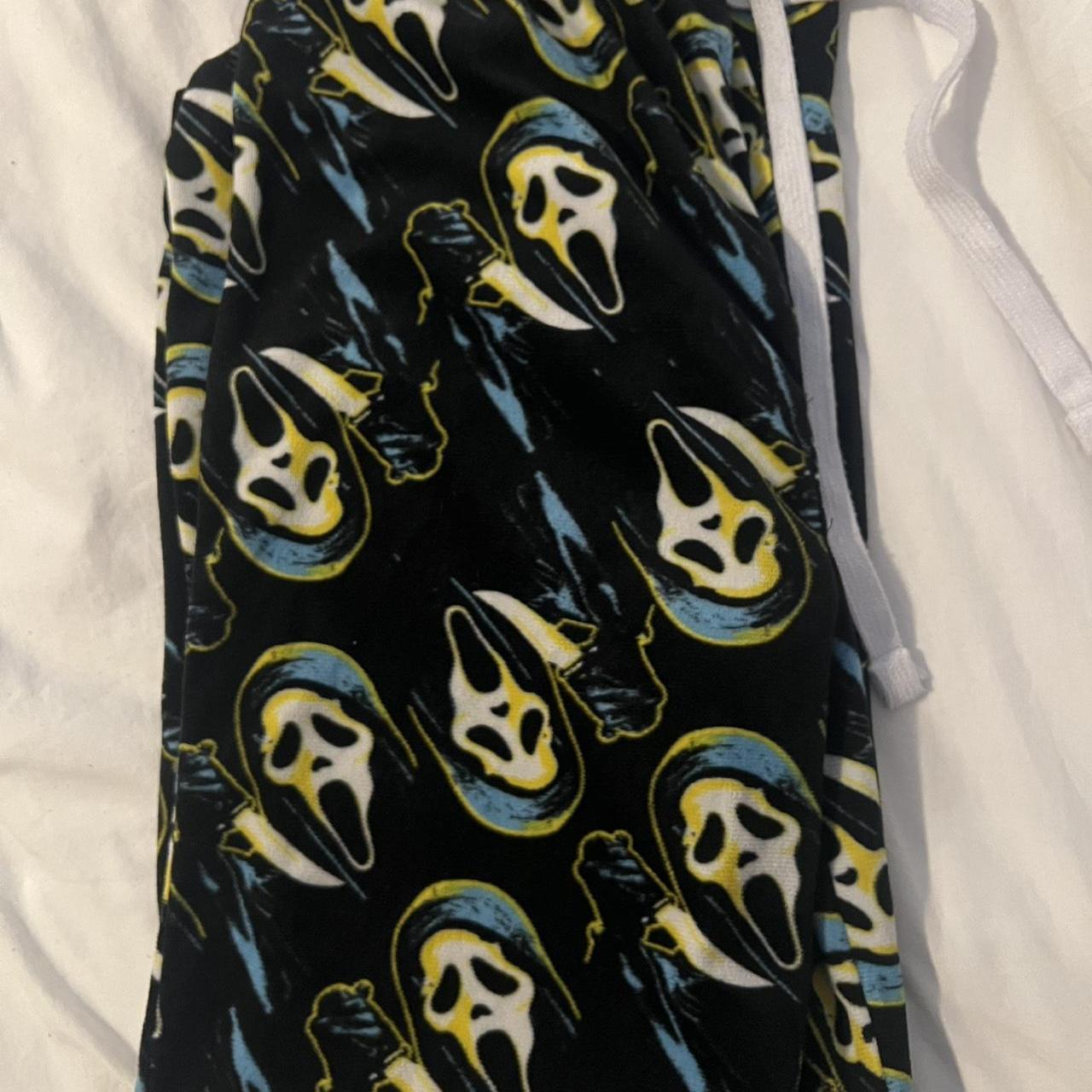 Black & yellow Scream pajama pants #Scream | Depop
