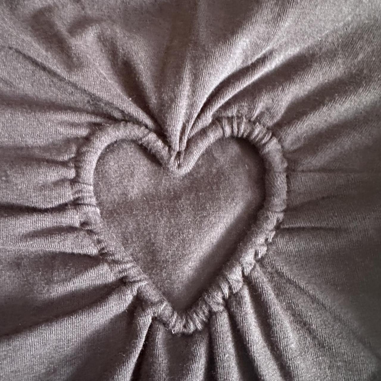 Skims heart cutout cotton jersey dress color... | Depop