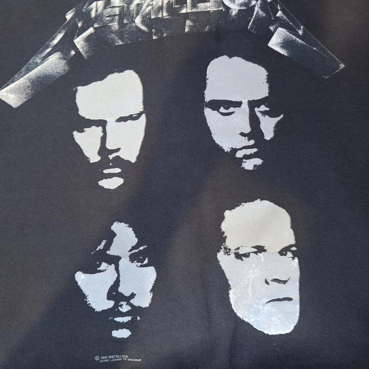 RARE Vintage Metallica black album 1991 tour crew... | Depop