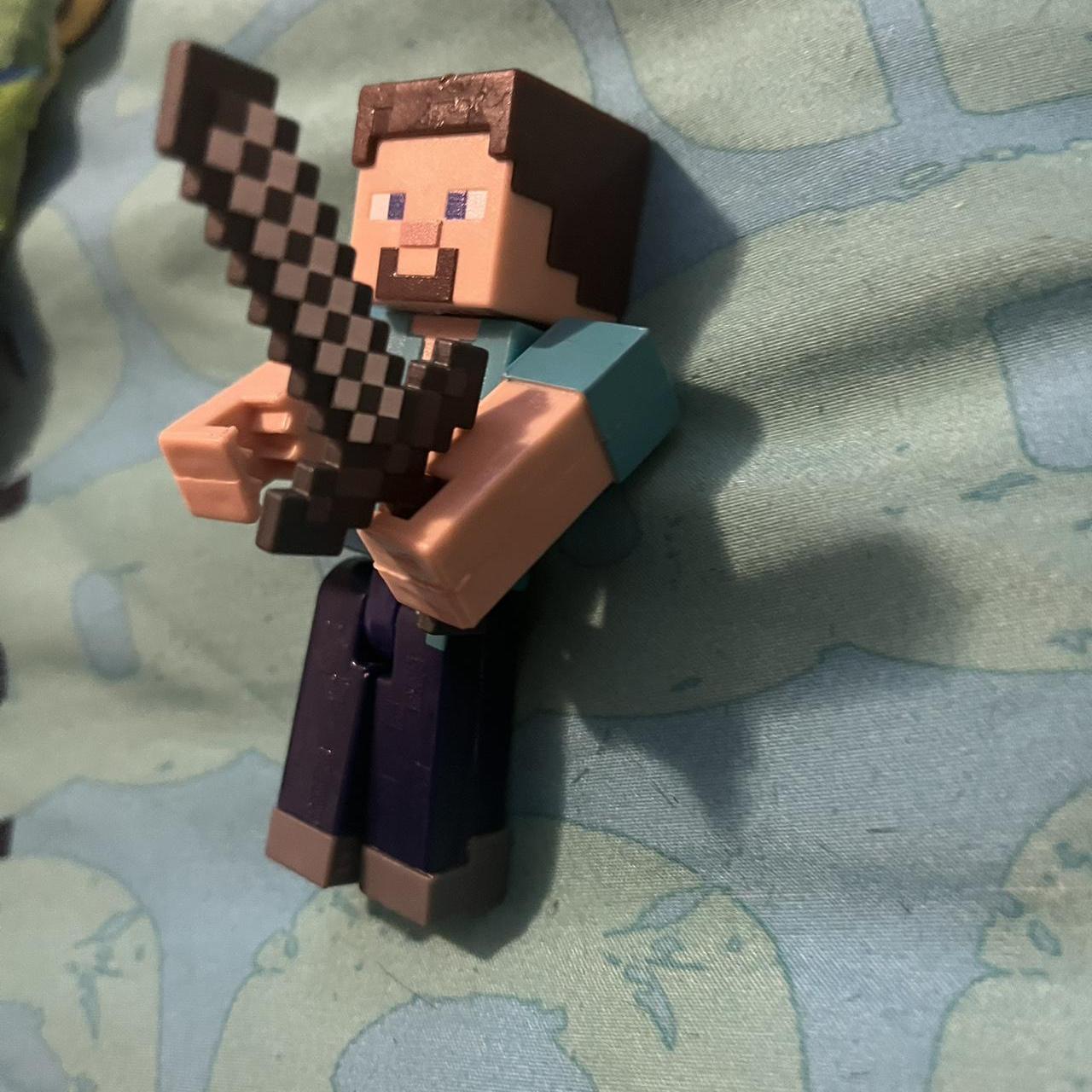 3.5 Inch Minecraft Steve action figure #Minecraft - Depop