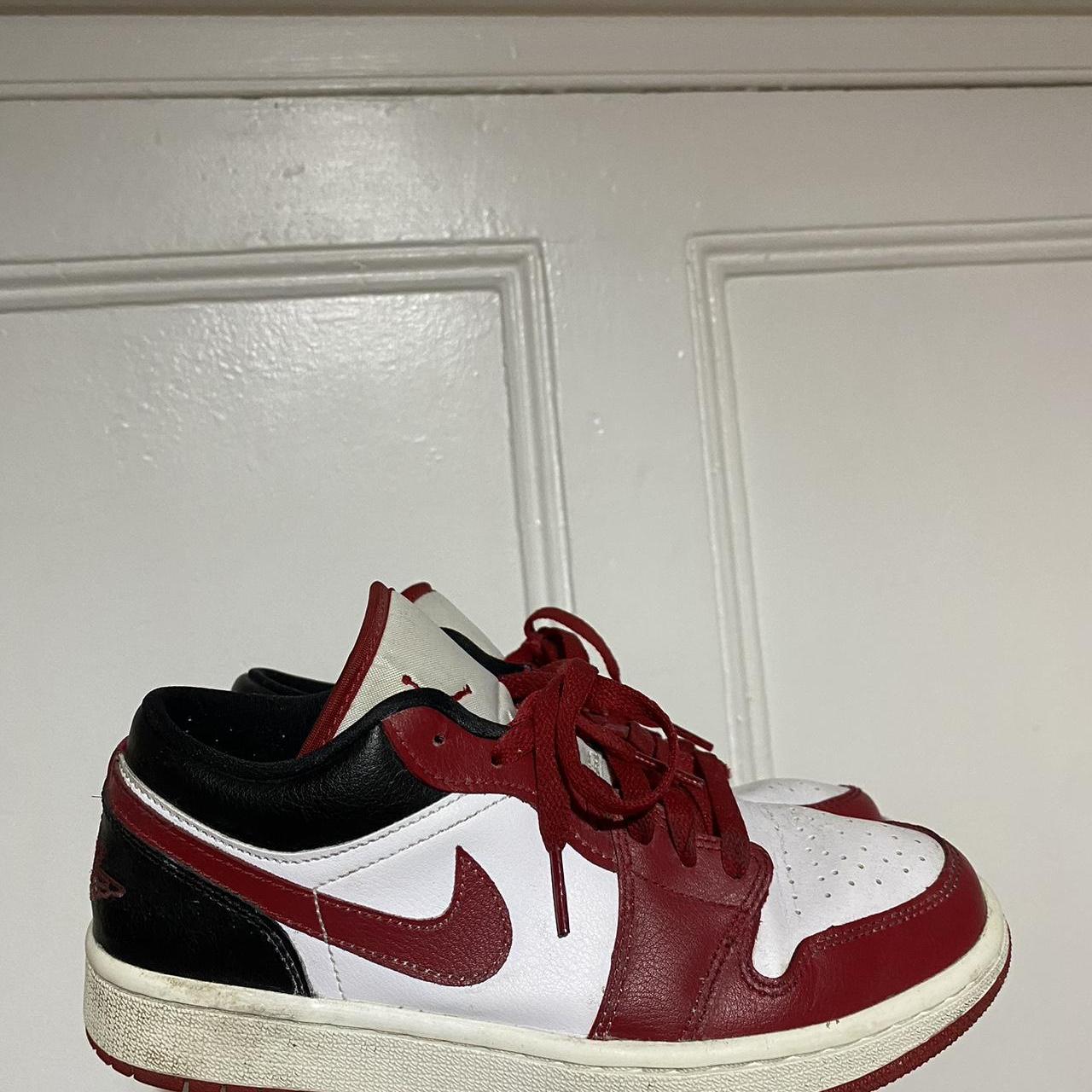Air Jordan 1 low - great quality just a minor crease... - Depop