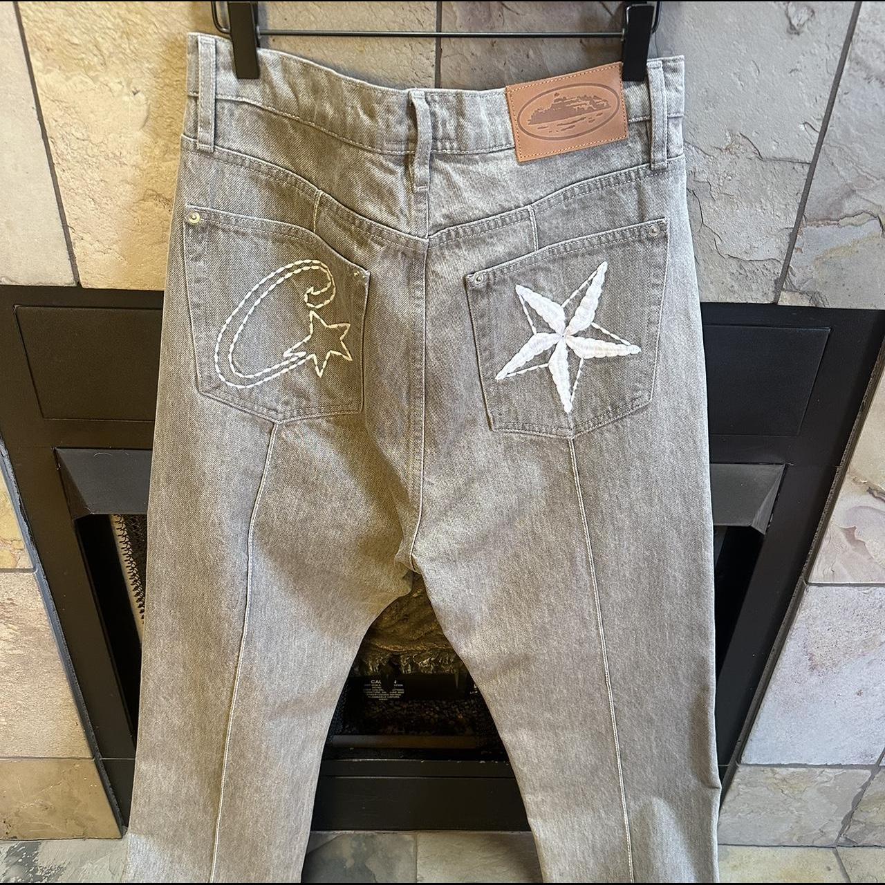 Corteiz jeans Crtz rtw Size 32 - Depop