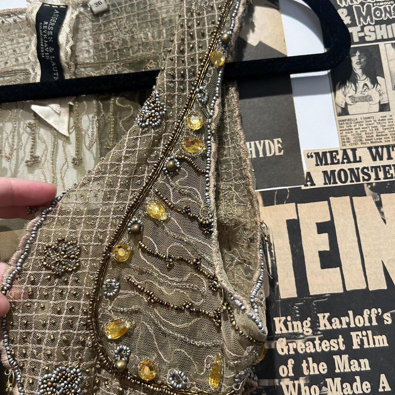 RARE vintage Andersen & Lauth Reykjavik beaded... | Depop