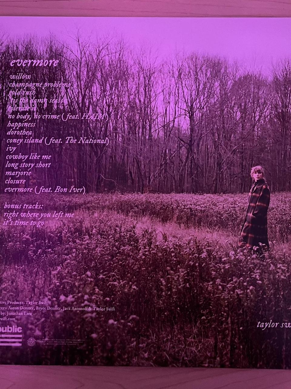 Taylor Swift Evermore Vinyl #TaylorSwift #evermore... - Depop