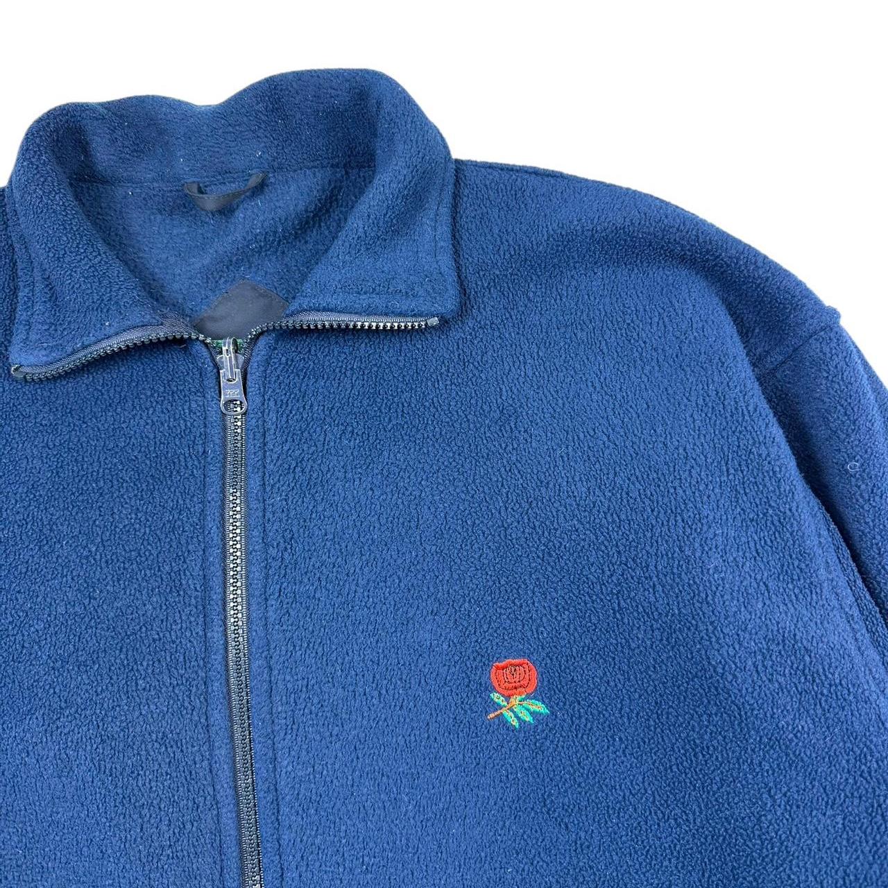 Vintage England Rugby Fleece Rugby World Cup 95... | Depop