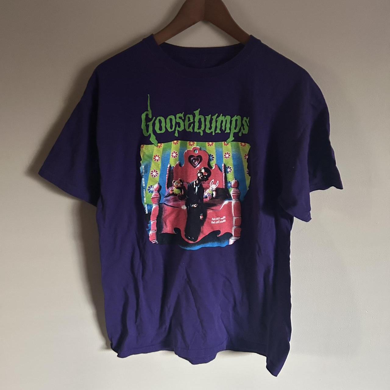 Goosebumps | purple slappy the doll graphic tee •in... | Depop
