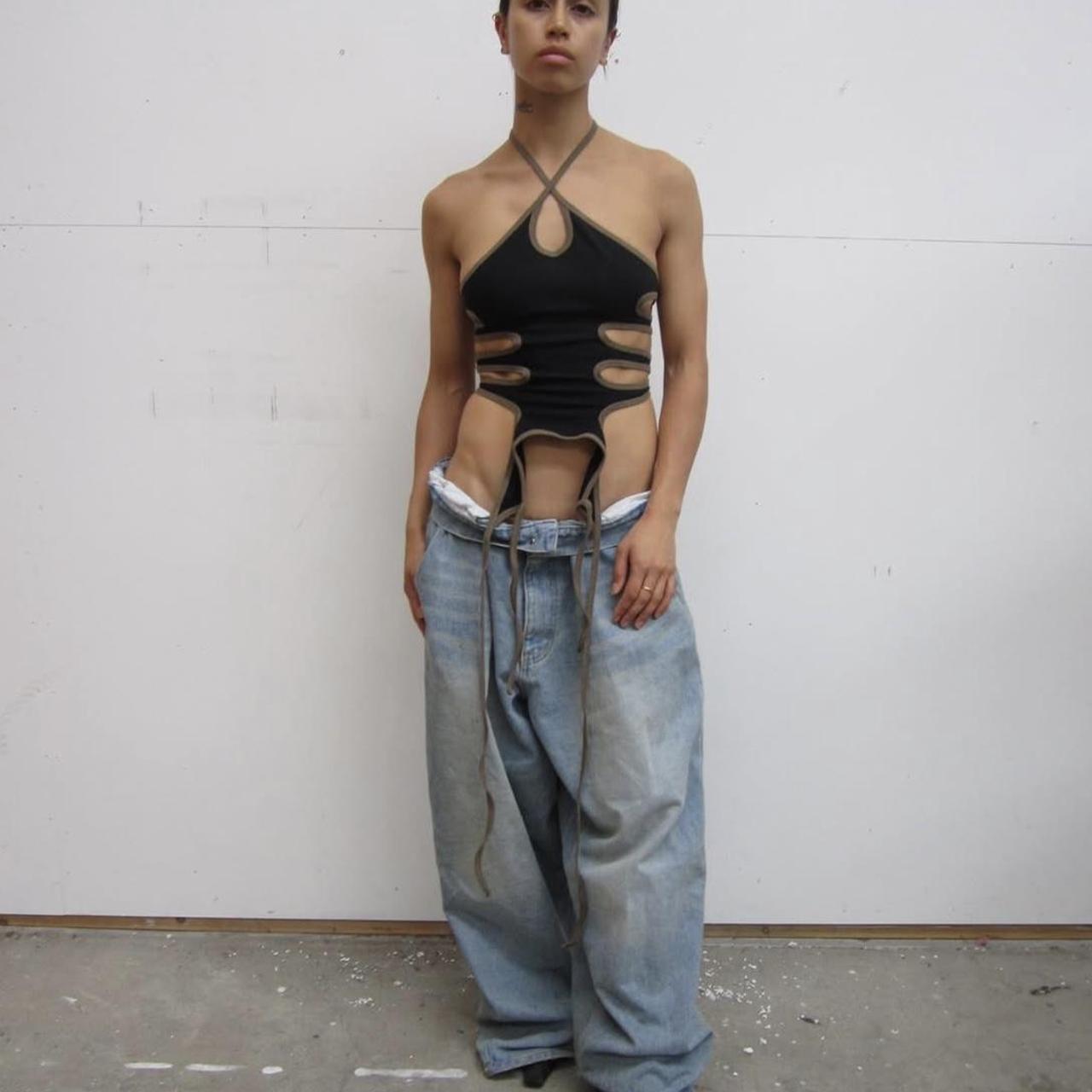 Naarm brand Spitsubishi strap-on top. Super... | Depop