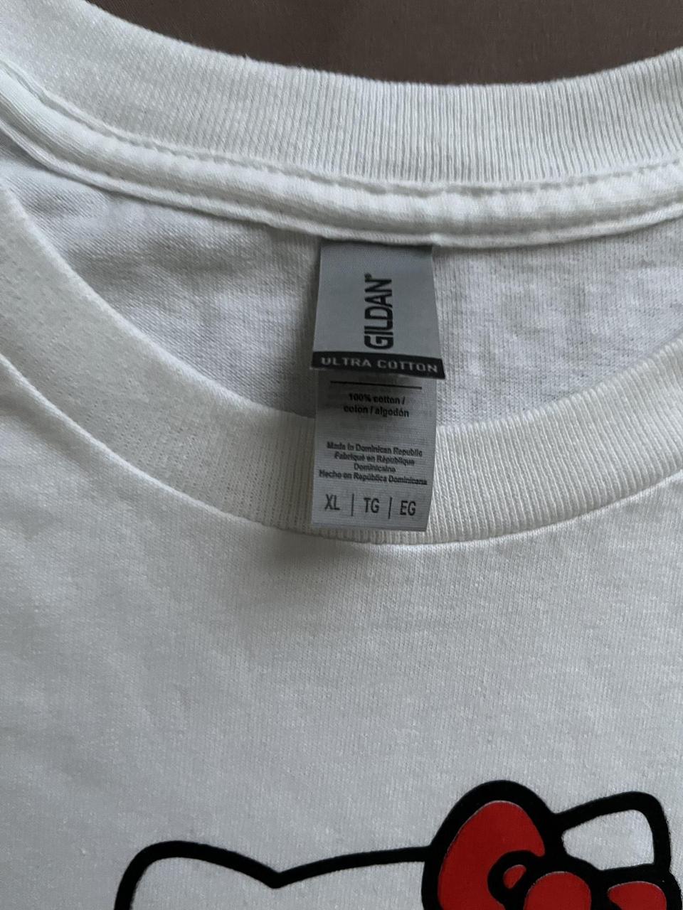 Hello Kitty / Aphex Twin t shirt screenprinted by... - Depop