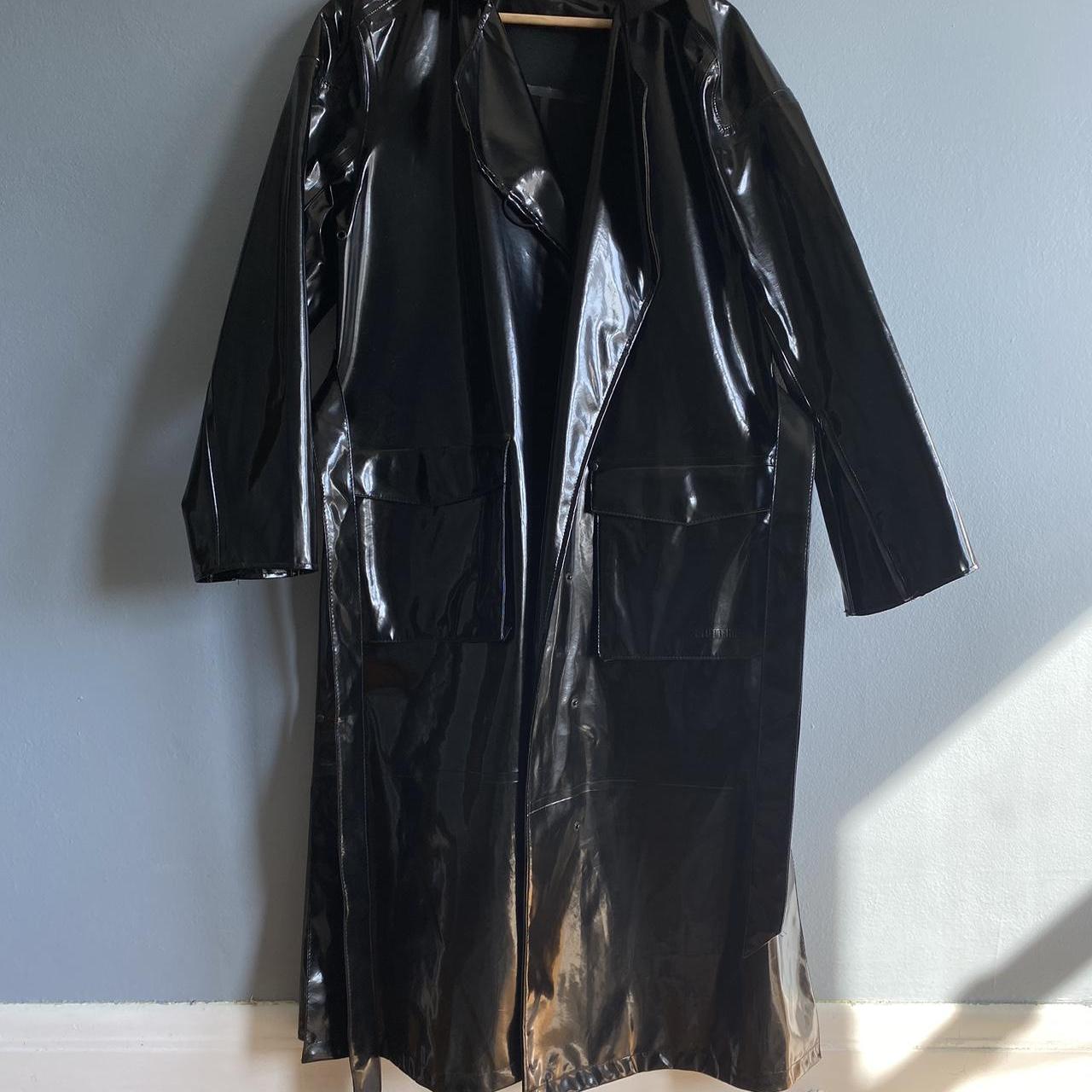 Stutterheim Kiera Opal Trench Coat Black Size... | Depop