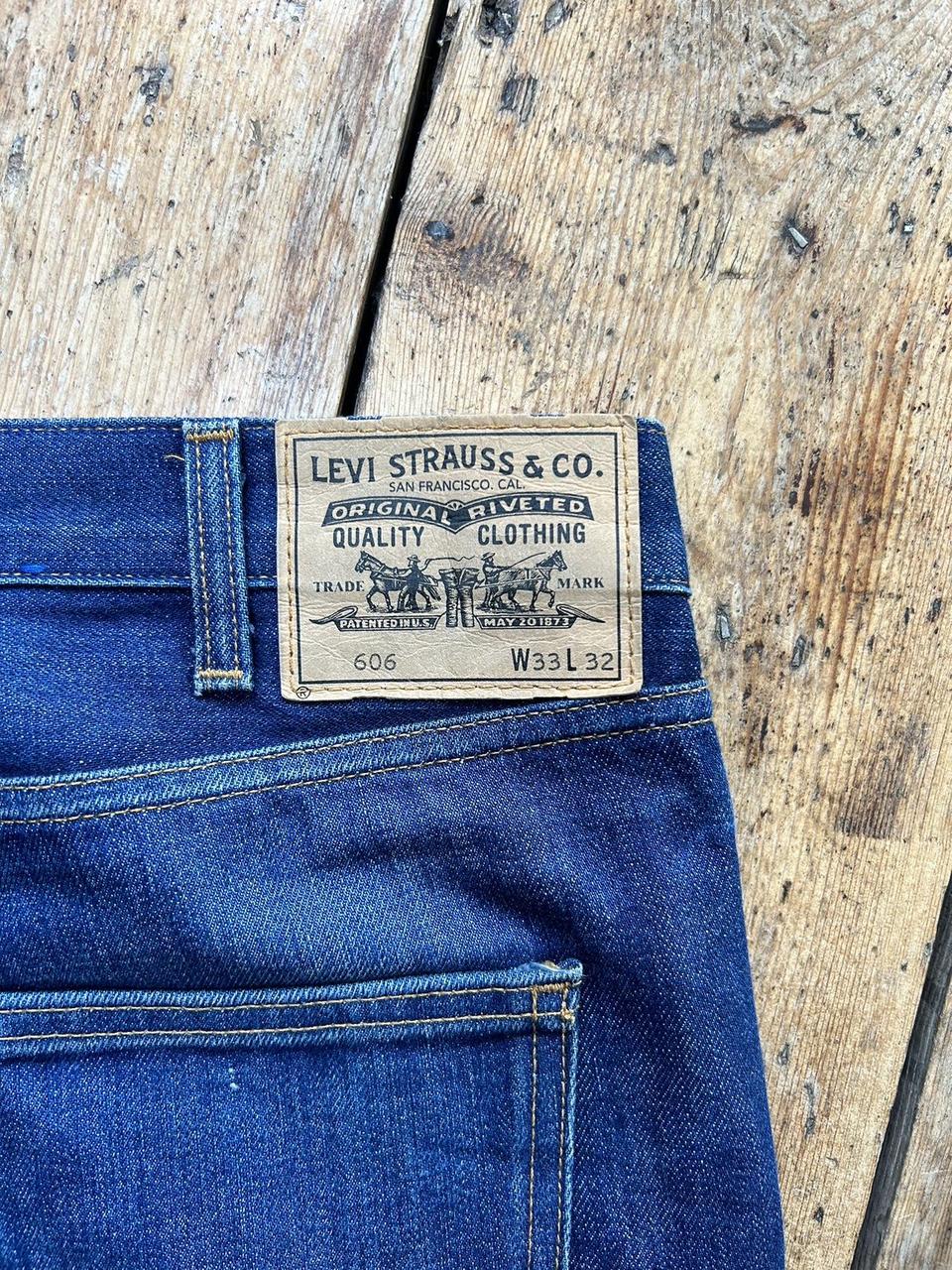 Levis vintage LVC Capital E Nice frays on bottom,... - Depop