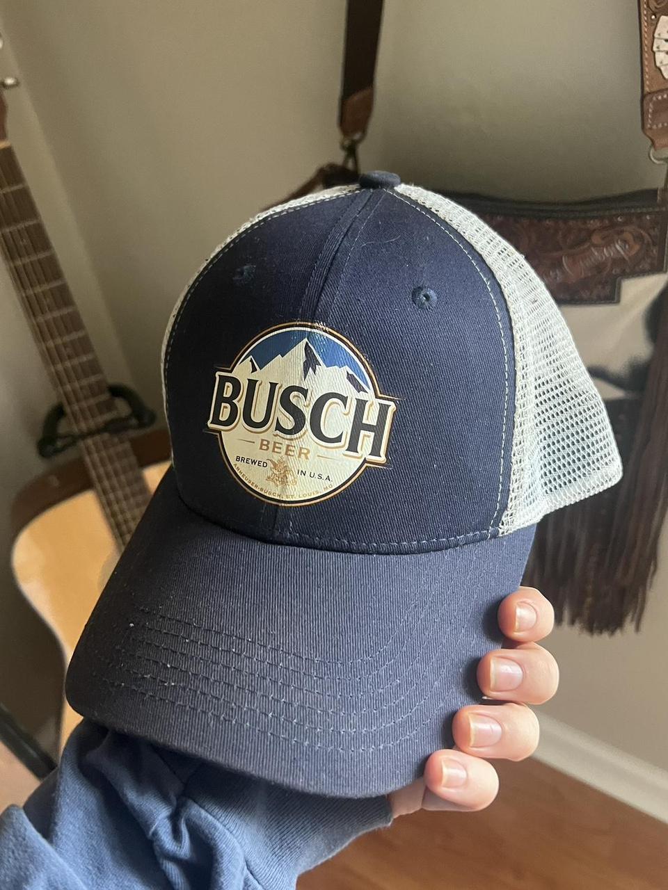 Busch beer hat #western #westernhat #busch #beerhat... - Depop